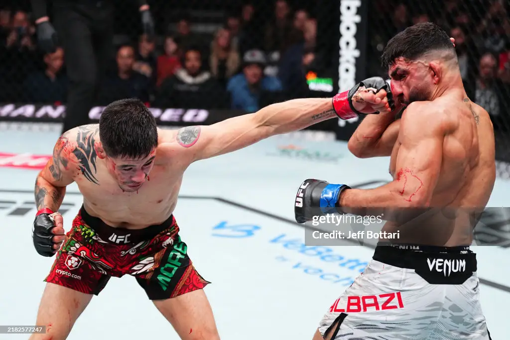 UFC Fight Night Edmonton: Moreno vs Albazi Results - Pete Sports